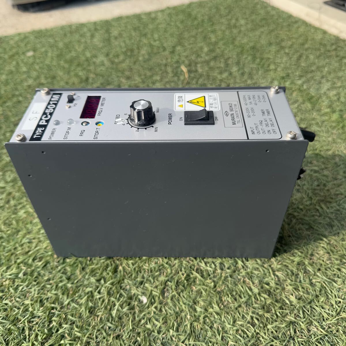 5A107 PC-501M コントローラ 周波数可変式 (村田精工) – TENNOMACHINE SHOP