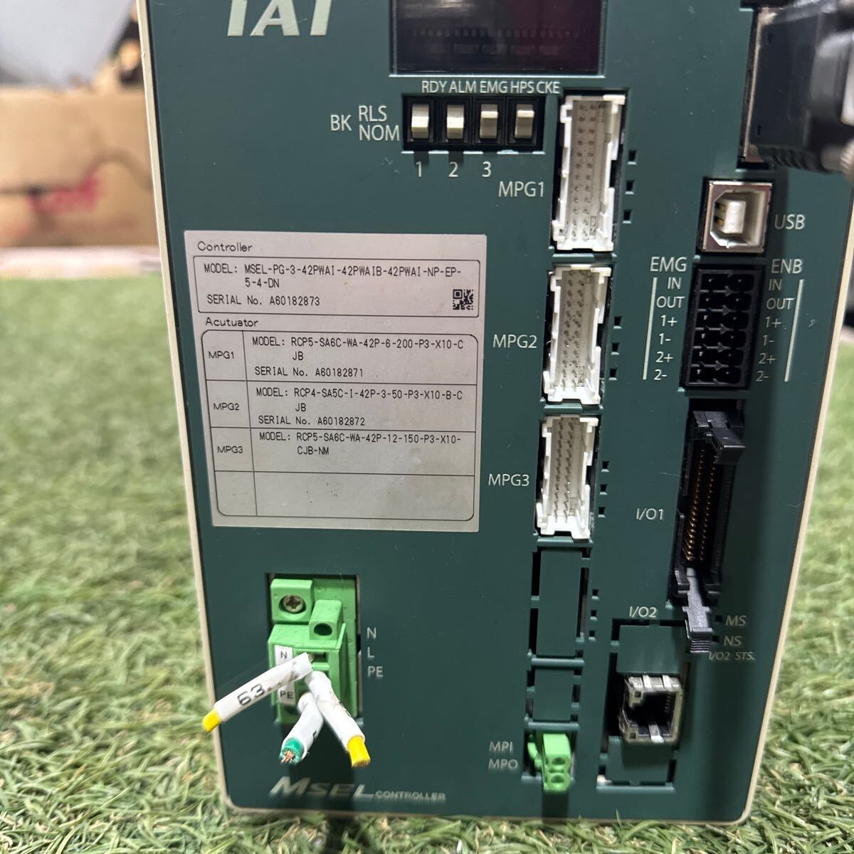 5B165 中古 IAI MSEL-PG-3-42PWAI-42PWAIB-42PWAI-NP-EP-5-4-DN Actuator ...